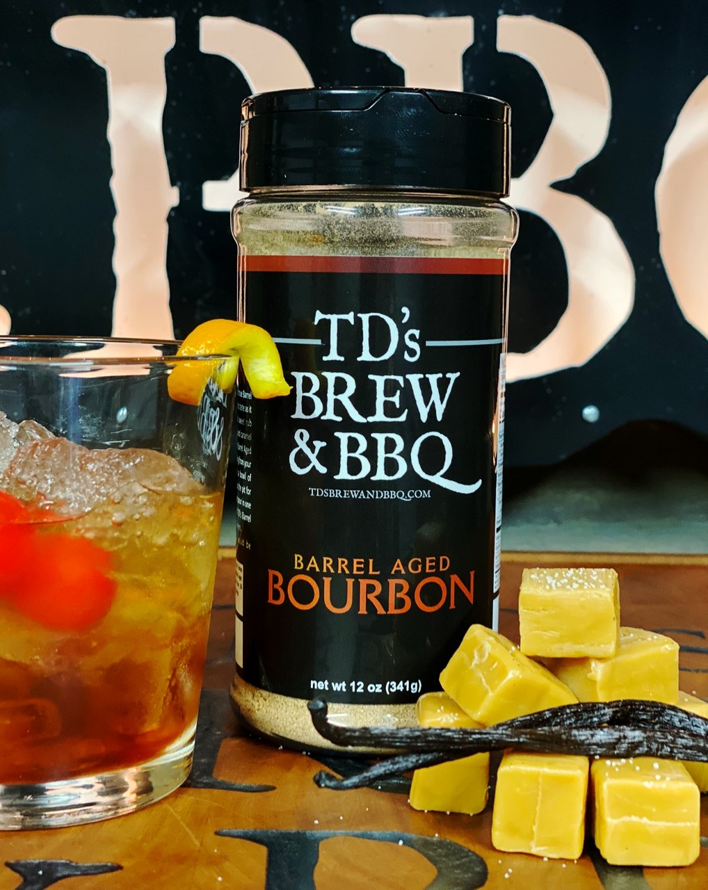 Barrel Aged Bourbon Rub – Sweet & Smooth BBQ Rub | TD’s Brew & BBQ